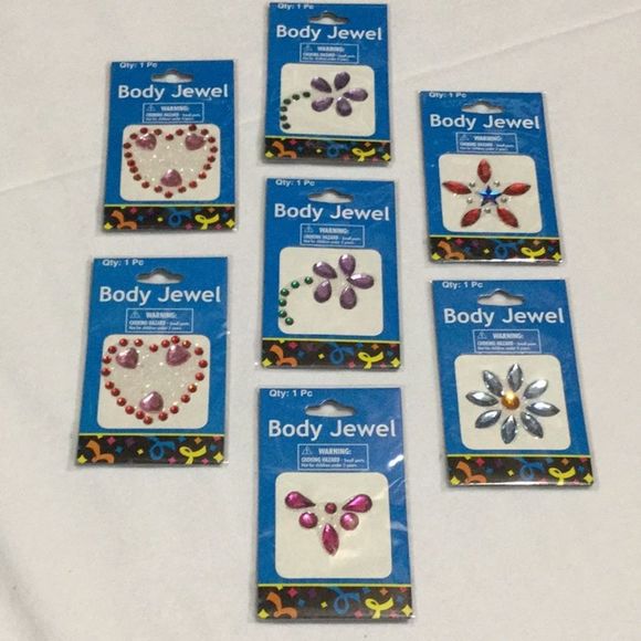 Oriental Trading Co. | Jewelry | Bundleof Body Jewel Art For Your Skin ...